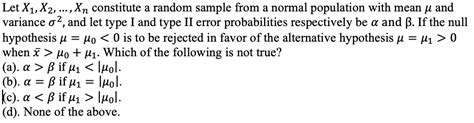 Solved Let X1, X2, ..., Xn constitute a random sample from a | Chegg.com