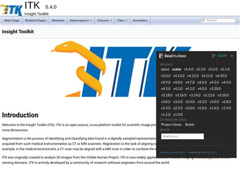 Itk 540 Readthedocs Documentation