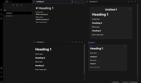 heading size smaller in link preview bug graveyard obsidian forum
