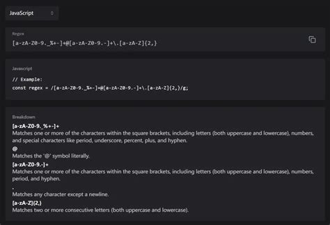 Generate Regex In Any Language Using Ai Rgxtools