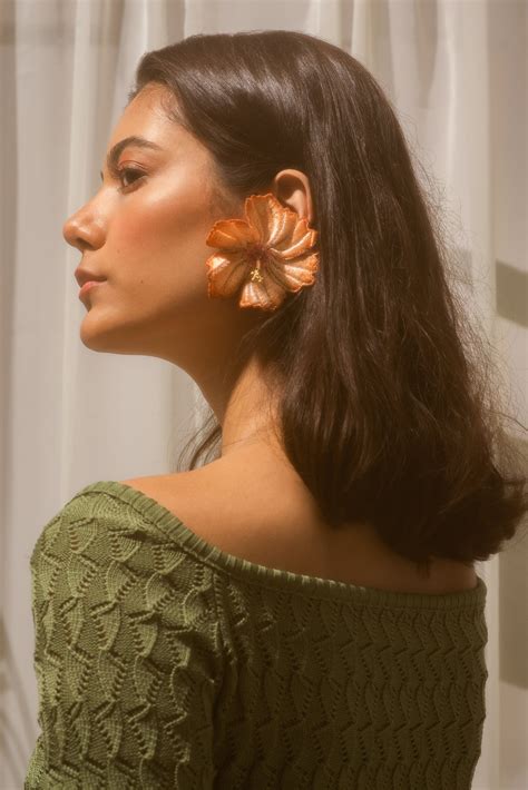 Hibiscus Earring Brooch Or Hair Comb — This Ilk Vintage Lace