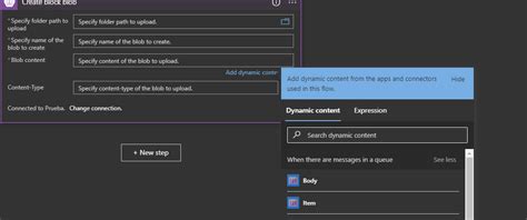 Azure Storage Queue Message To Azure Blob Storage Stack Overflow