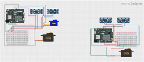 Dual Arduino Controlled Ultrasonic Sensor Array With Servo Integration