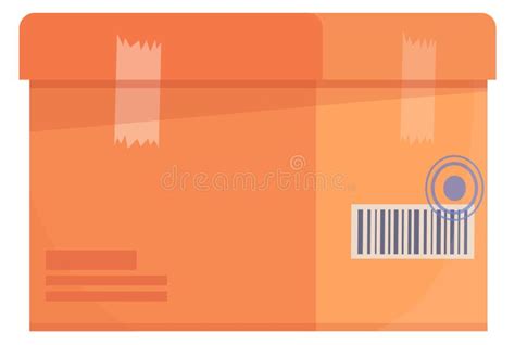 Shipping Box Cardboard Paper Container Stock Vector Illustration Of Package Deliver 311774032