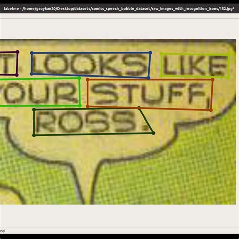 text detection mode of our annotation tool text regions mostly words