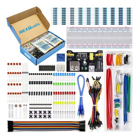 Kit De Componente Electrónicos 830 Puntos Placa Para Arduino Web Electro