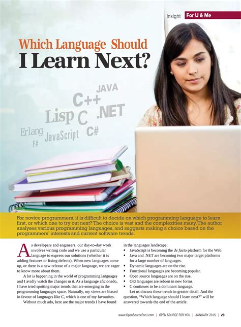 Which Programming Language Should You Learn Next Pdf Web Development Internet