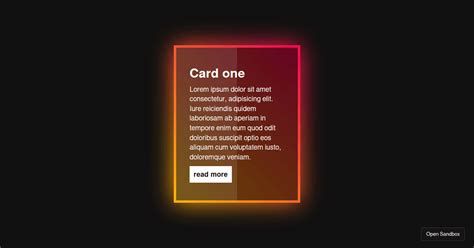 Web Dev Ref Gradient Border Cards In Css Codesandbox