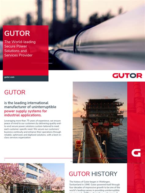 Gutor Company Profile 2023 Pdf Rectifier Power Inverter