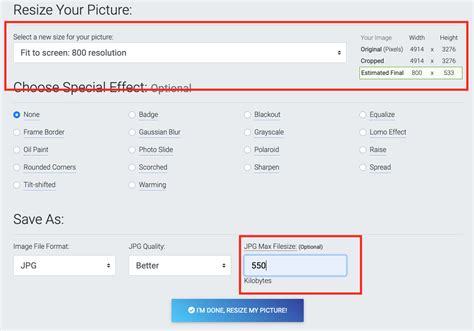 File Too Large Error How To Resize An Image TextP2P