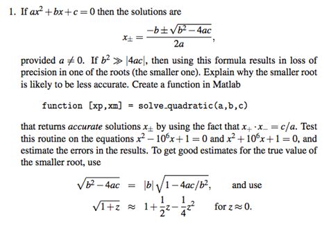 Solved If Ax Bx C Then The Solutions Are X B Chegg Com