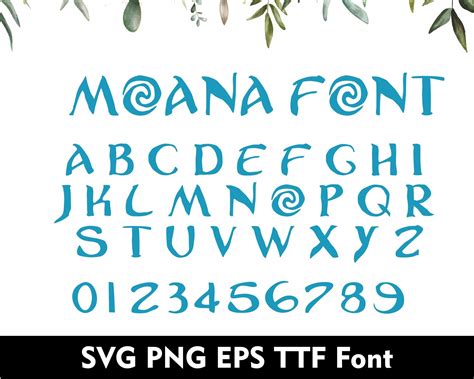 Best 13 Moana Font Fontzaa Exclusive Fonts Library Artofit