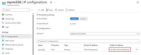 associate a public ip address to a virtual machine azure docs