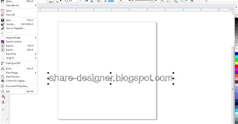 Menu Dan Fungsi Pada Coreldraw X