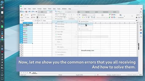 How To Remove Duplicates In Libreoffice Calc List Youtube