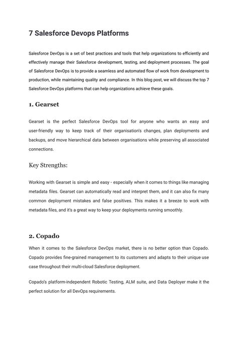 7 Salesforce Devops Platforms By Premium L Issuu