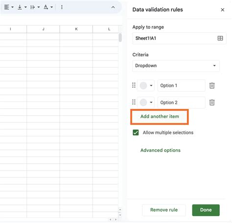 Google Spreadsheet Drop Down List Google Sheets Create In Cell