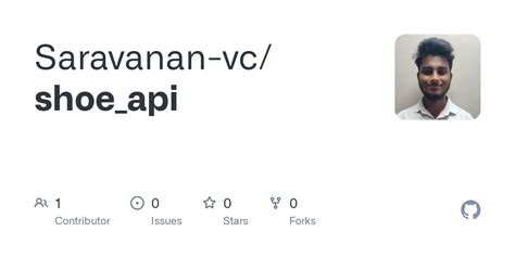 Shoeapifirstindex At Main · Saravanan Vcshoeapi · Github