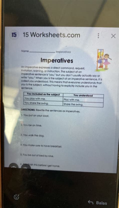 Imperatives An Imperative Expresses A Direct Command Request Invitation Warning Or Instruction
