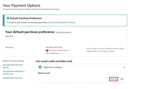 how to update credit card on amazon app techcult