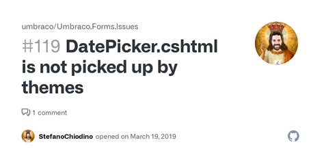 DatePicker Cshtml Is Not Picked Up By Themes Issue 119 Umbraco