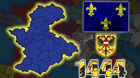 What If France Joined The Hre In 1444 Eu4 Timelapse Youtube