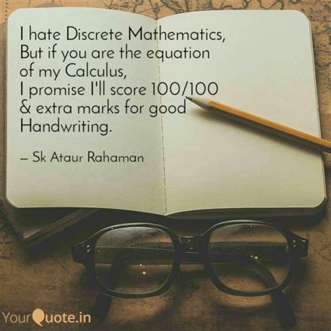 I Hate Discrete Mathemati Quotes And Writings By Itz Reyaaz Yourquote