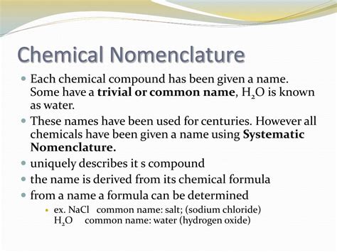 PPT Writing Chemical Formulas And Naming Chemical Compounds PowerPoint Presentation ID