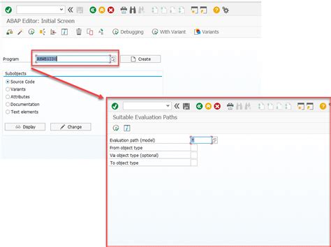 How To Quickly View Information On Evaluation Paths In SAP