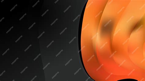 Premium Photo Abstract Orange And Black Wave Business Background Design Template