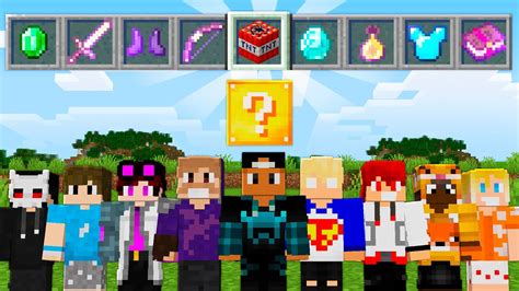 13 Youtubers Vs Lucky Block Youtube