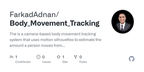 Github Farkadadnan Body Movement Tracking The Is A Camera Based Body Movement Tracking System