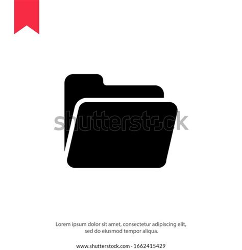 Folder Icon Trendy Flat Style Stock Vector Royalty Free Shutterstock
