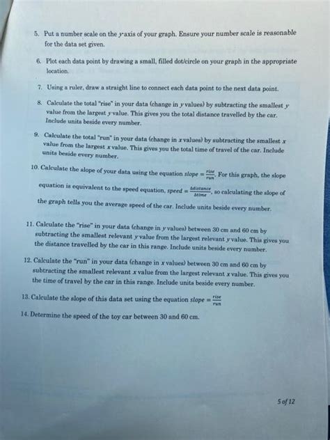 Solved Part Ii Drawing And Analyzing A Line Graph Use The