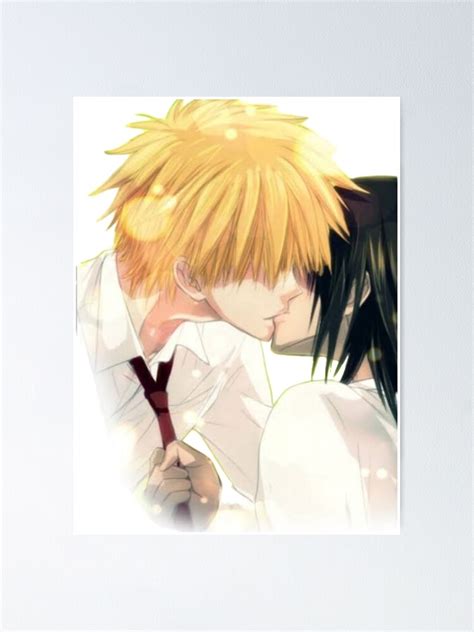 Misaki And Usui Kiss Poster For Sale By Animedesigne U Redbubble