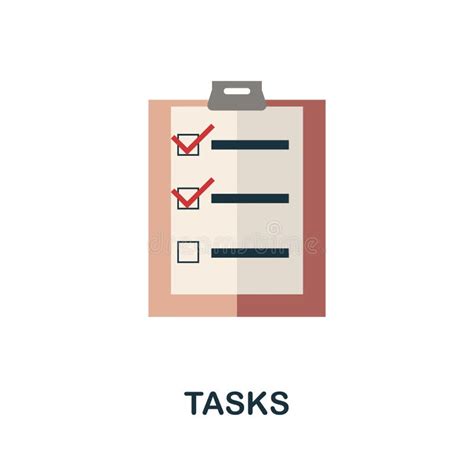 Tasks To Do Icon Line Style Symbol From Productivity Icon Collection