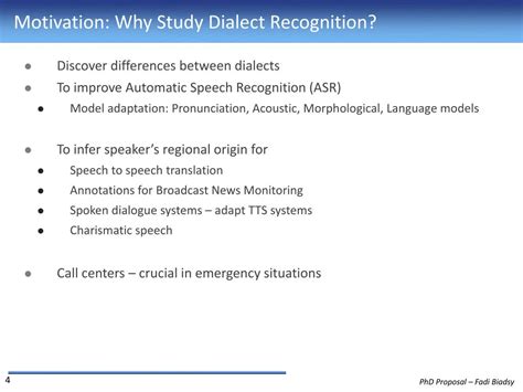 ppt automatic dialect accent recognition powerpoint presentation