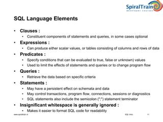 SQL Intro | PPT
