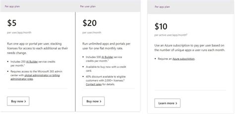 powerapps per app plan vs per user plan power apps