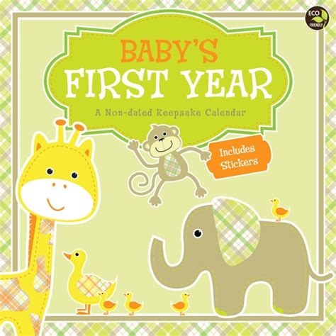 Baby's First Year Calendar