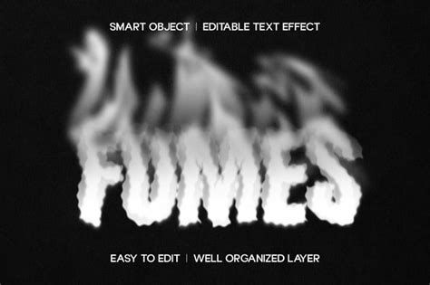 Smoke Text Effect Layer Styles Including Text Effect And Effect Envato