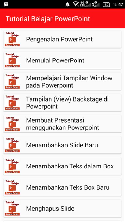 tutorial belajar powerpoint apk for android download