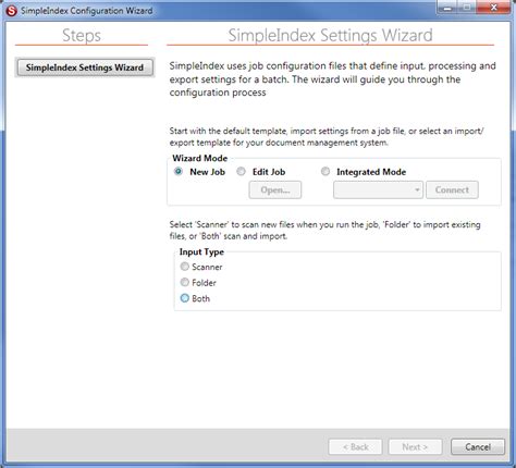 file simpleindex simple setup job linking process welcome screen png