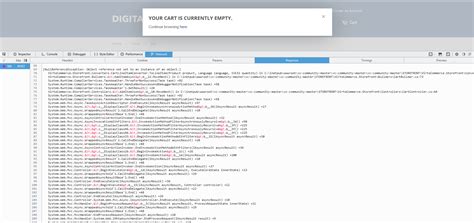 virtocommerce an error occured while updating cart stack overflow