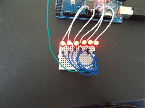 Make Running LED With Arduino Visuino Visual Development For Arduino