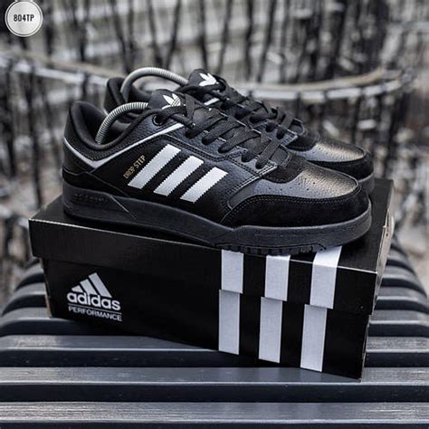 Купить Мужские кроссовки Adidas Drop Step (чёрные с белым) модные ...