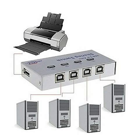 Auto Printer Switch 4port 4m At Rs 120 Piece In Ahmedabad Id