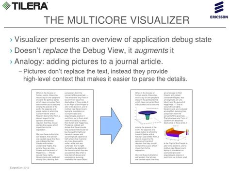 seeing is understanding debugging with the multicore visualizer