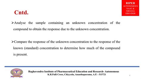 Quantification Methods Of Hplc Pptx