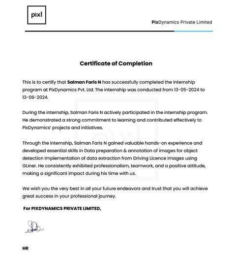 Salman Faris On Linkedin Ai Internship Machinelearning Deeplearning Pixdynamics